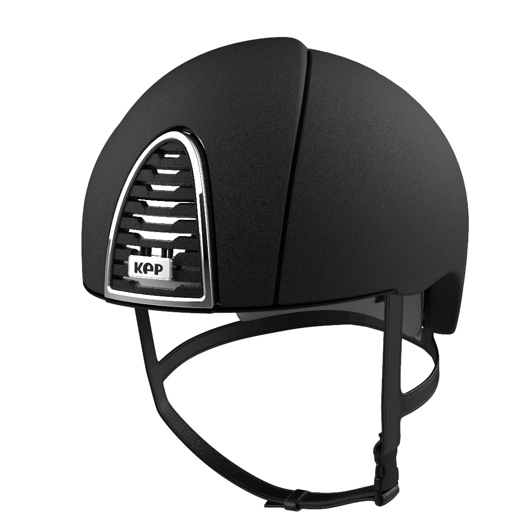 Kep Cromo 2.0 Jockey Textured Black Helmet - Equestrian World